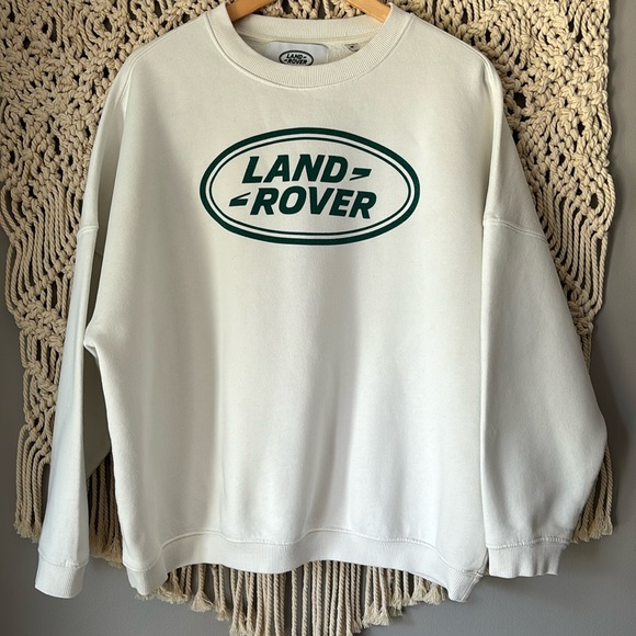 PacSun | Tops | Pacsun Land Rover White Green Logo Cotton Blend ...